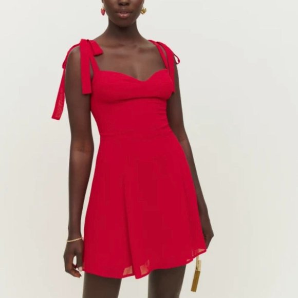 Reformation | Dresses | Thank Youreformation Niara Dress In Cherry ...